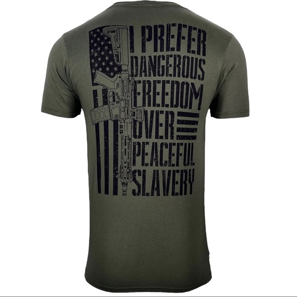 Howitzer | Shirts | Howitzer Style Mens Tshirt Freedom Over Military ...